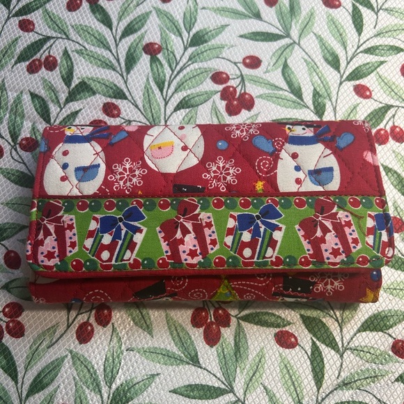 Handmade | Bags | Festive Red Snowman And Gift Print Womens Quilted ...